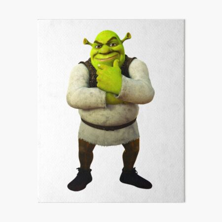 "Shrek- standing and thinking pose " Art Board Print for Sale by ...
