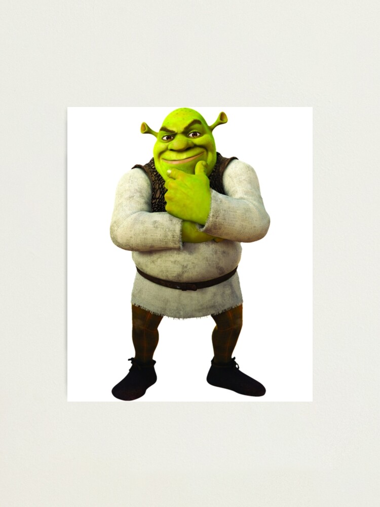 "Shrek- standing and thinking pose " Photographic Print for Sale by ...