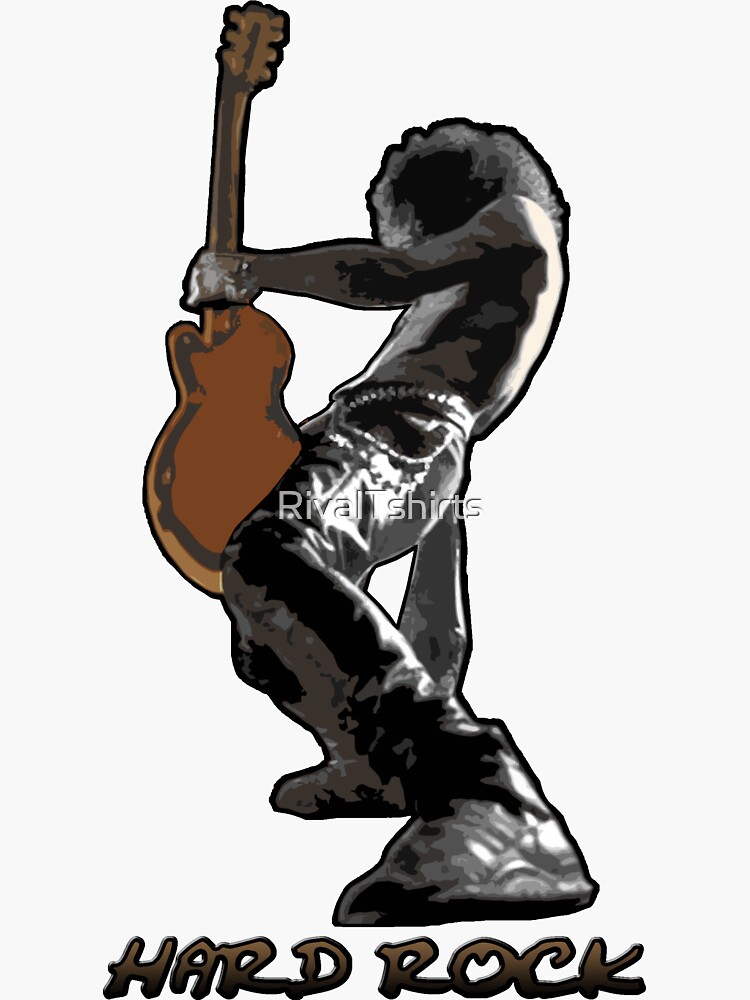 "hard-rock" Sticker for Sale by RivalTshirts | Redbubble