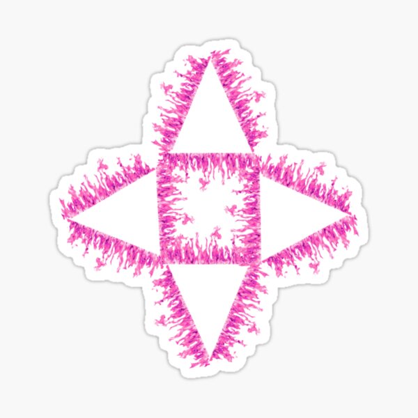 "Pink Star" Sticker by zjaaf001 | Redbubble