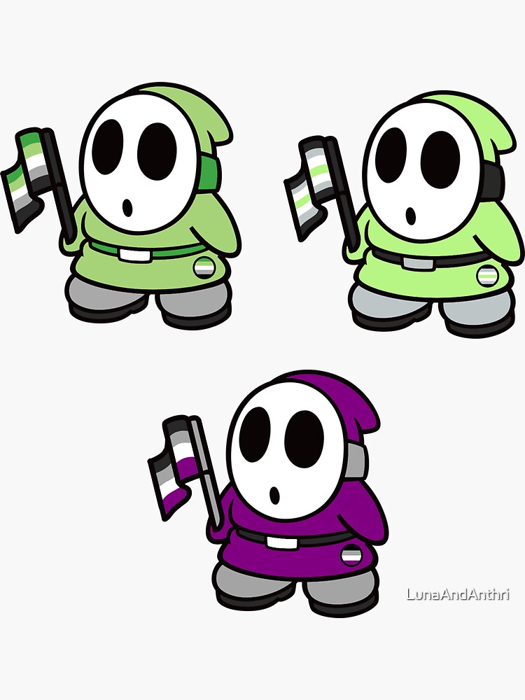 "Pride Guy - Triple A" Sticker by LunaAndAnthri | Redbubble