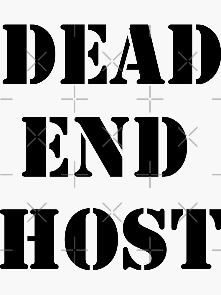 Pegatina «Dead End Host Enfermedad infecciosa Humor negro» de ...