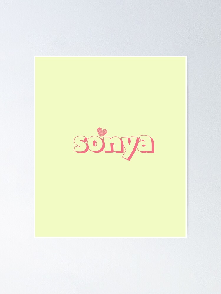 "princess sonya girl" Poster for Sale by boba2002 | Redbubble