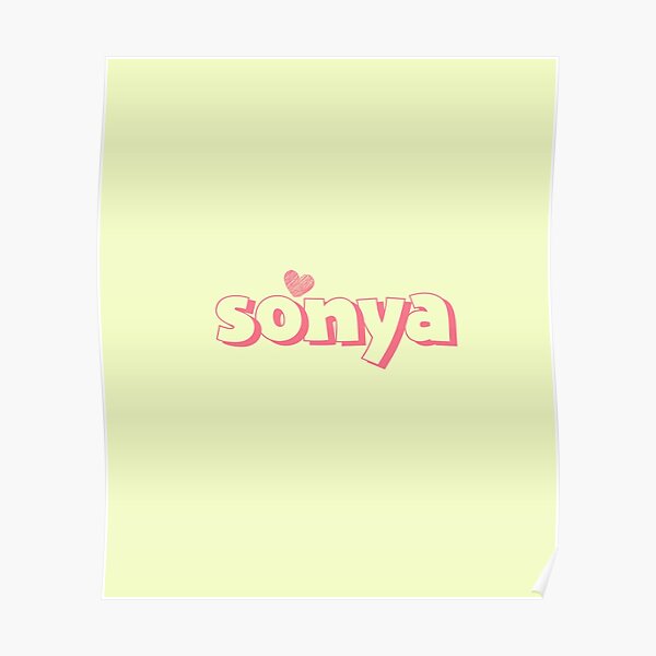 "princess sonya girl" Poster for Sale by boba2002 | Redbubble