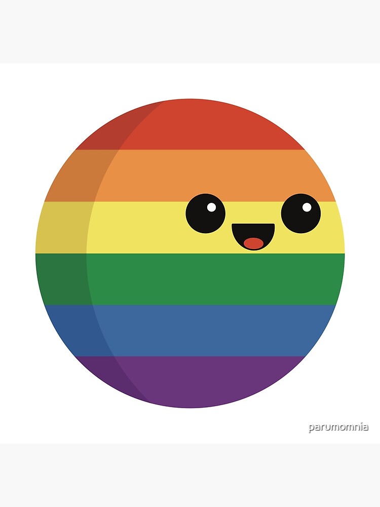 "lgbtq gay pride smiley face" Poster for Sale by parumomnia | Redbubble