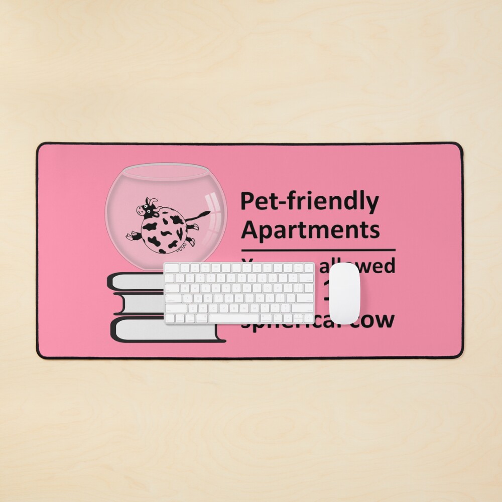 "Spherical Cow Physics joke" Sticker for Sale by i-cottagedesign ...