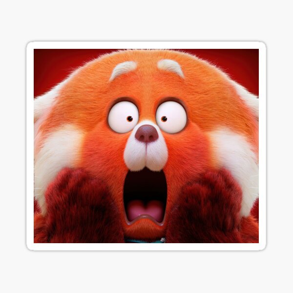 "Turning Red" Sticker by magicarrows | Redbubble