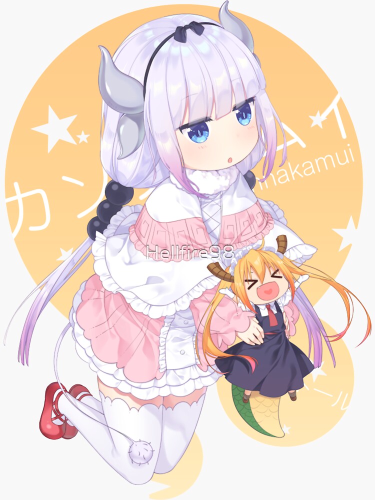 "Kanna Kamui" Sticker for Sale by Hellfire98 | Redbubble