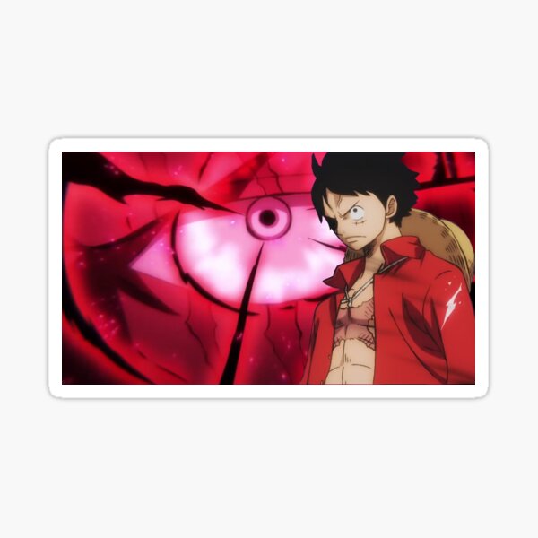 "ONE PIECE LUFFY" Sticker for Sale by Chris-Charles | Redbubble