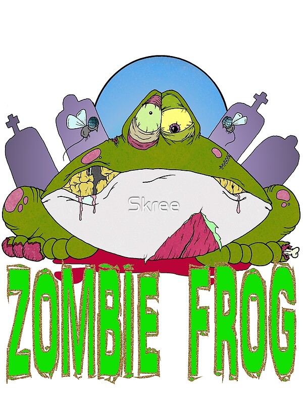 "Zombie Frog" by Skree | Redbubble