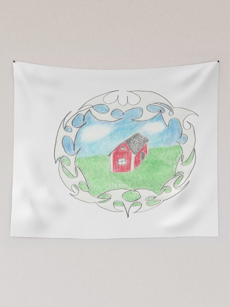 "bladee ecco2k crest" Tapestry for Sale by theof1 | Redbubble