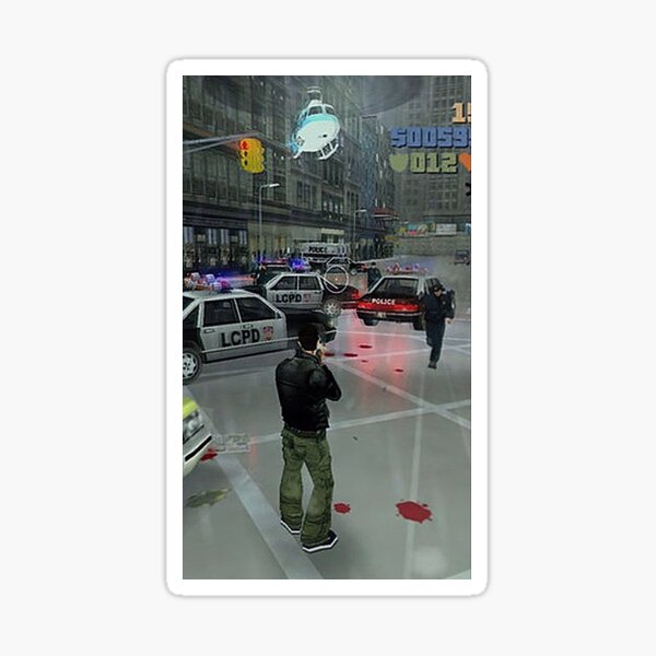 "Aesthetic GTA 3 " Sticker by Chxppa | Redbubble