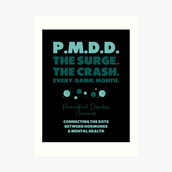 "PMDD Awareness Month April, Connecting the Dots between Hormone ...