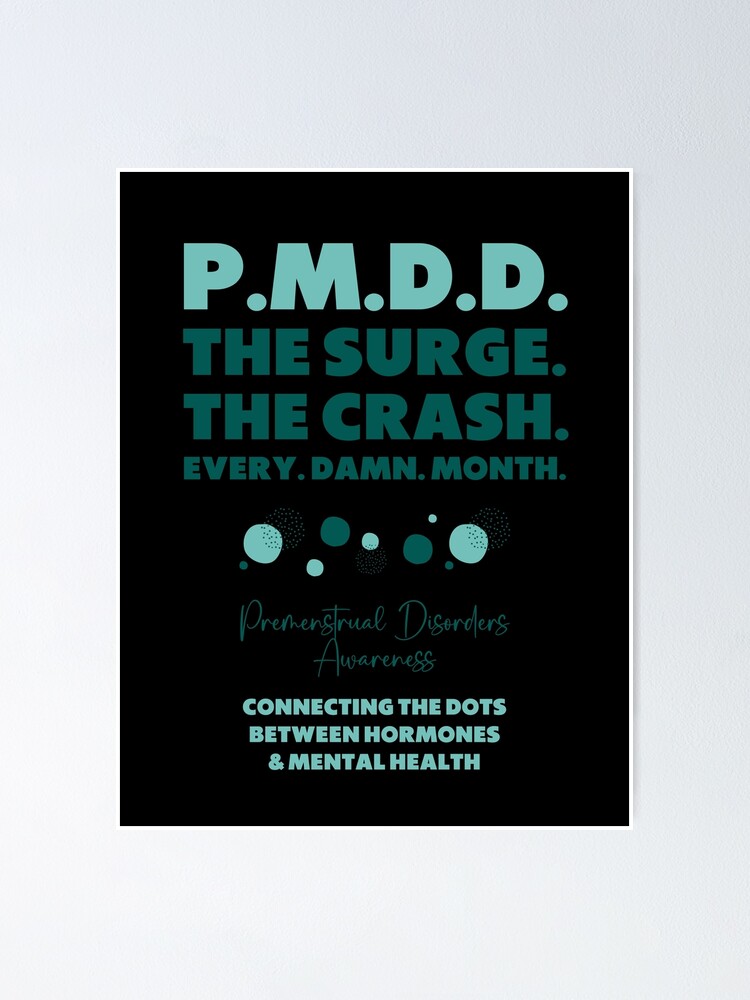 Póster «Mes de concientización sobre el TDPM Abril, conectando los ...