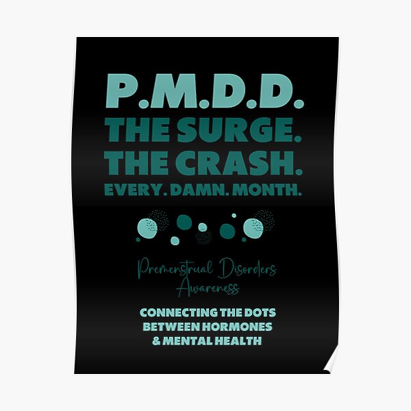 Póster «Mes de concientización sobre el TDPM Abril, conectando los ...