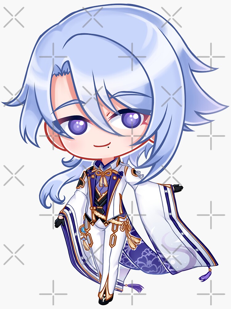 "Ayato chibi" Sticker by HellaKumii | Redbubble