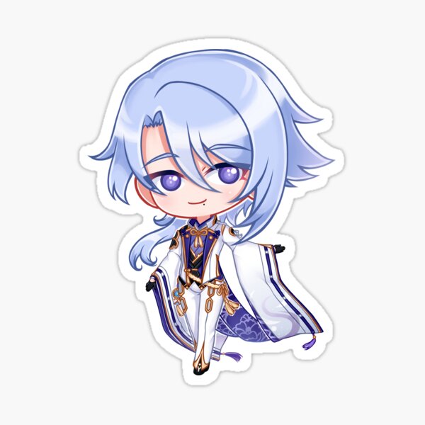 "Ayato chibi" Sticker by HellaKumii | Redbubble