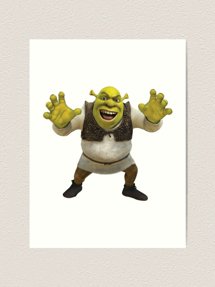 Lámina Artística Shrek Sexy Shreq Shrek Sexy De Ramelwoodsart Redbubble