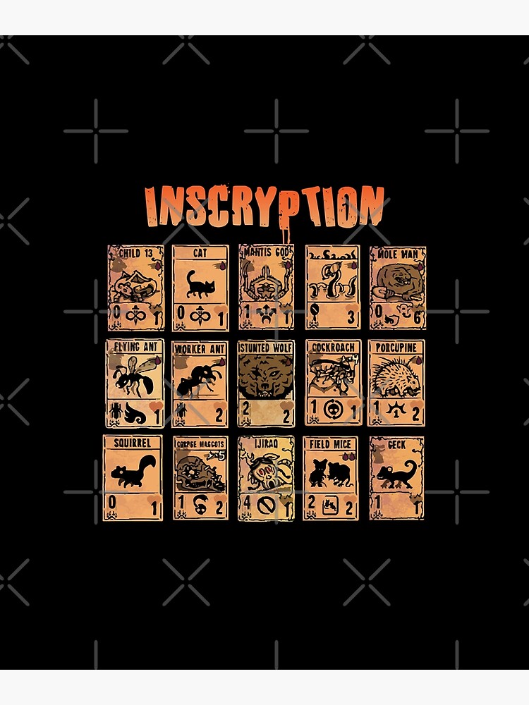 "Inscryption Online Horror Card Game Best Cards Gift For Gamers" Poster ...