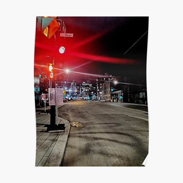 "Red Light" Poster for Sale by Hezailes | Redbubble