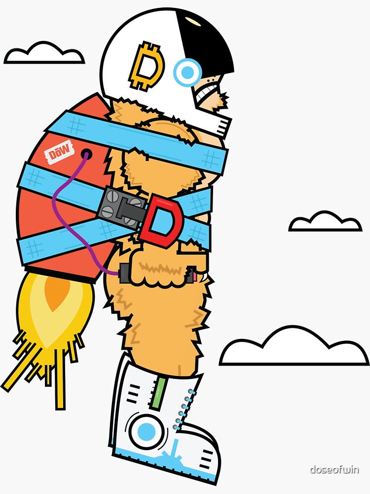 "Flying Doge Coin Crypto Rocket On The Way To The Moon Shiba Inu Dog ...