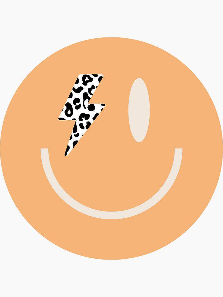 "II Preppy Smiley Face " Sticker by brookemiller801 | Redbubble