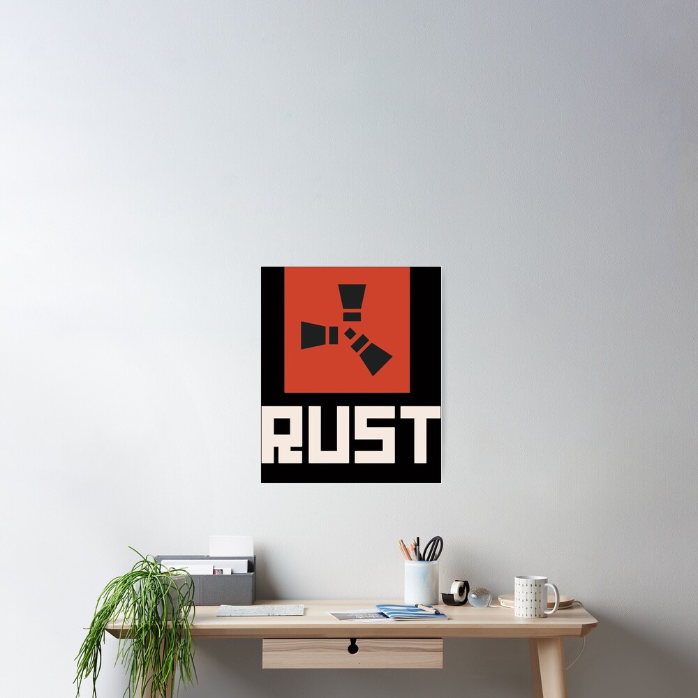 "RUST game Logo" Poster for Sale by donaventeri | Redbubble