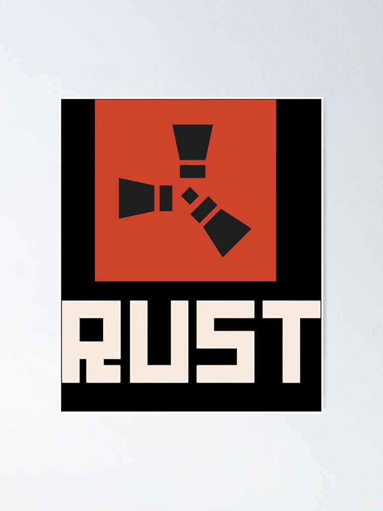 "RUST game Logo" Poster for Sale by donaventeri | Redbubble