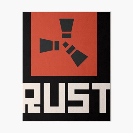 "RUST game Logo" Art Board Print by donaventeri | Redbubble