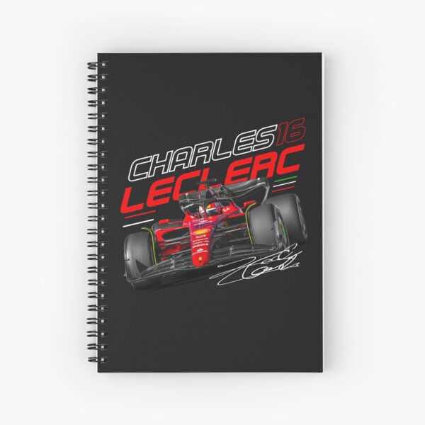 "Charles Leclerc Scuderia Ferrari 2022" Spiral Notebook for Sale by ...