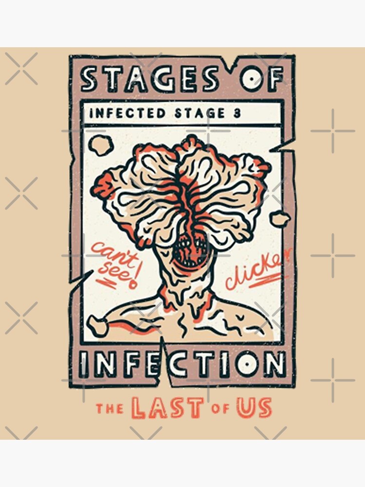 Póster «The Last of Us etapas del clicker de infección» de ...