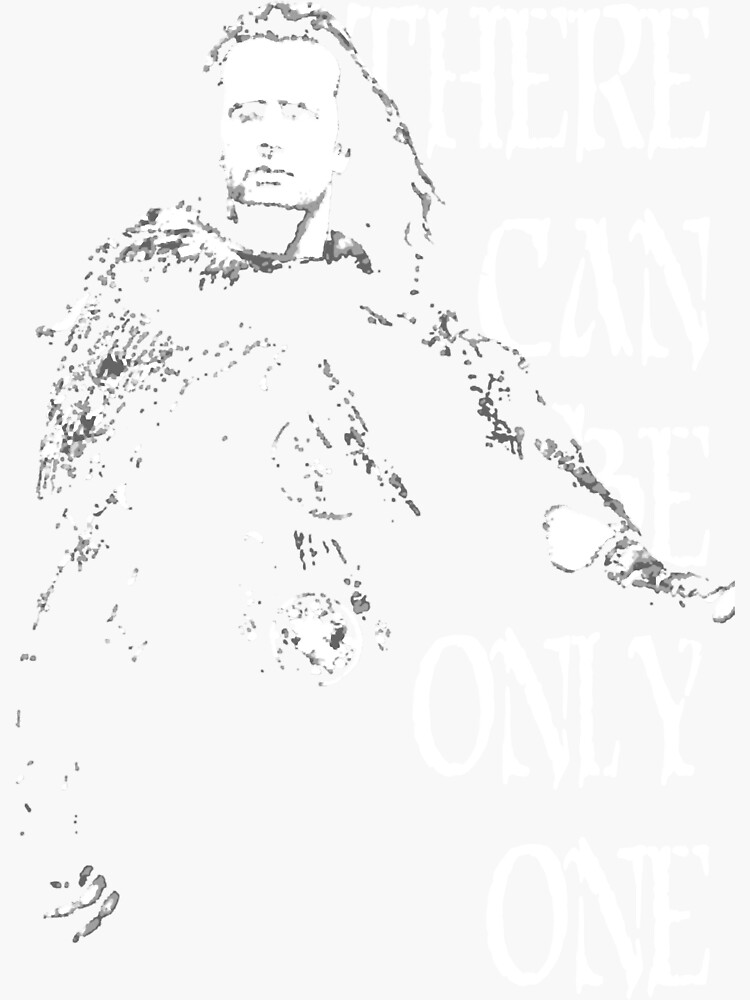 "Connor MacLeod Classic " Sticker for Sale by umanabrperonits | Redbubble