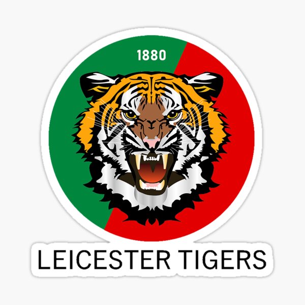 "Leicester Tigers Logo | Rugby Team | Classic Sports Gift" Sticker by ...
