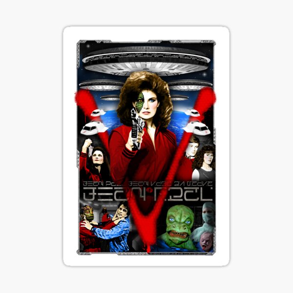 " V TV Show Visitor Alien Diana " Sticker by Jamawn28 | Redbubble