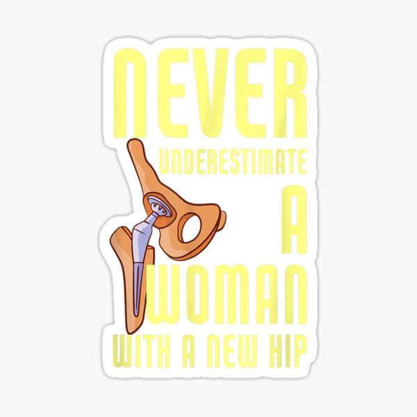 "Funny Hip Replacement Hip Surgery Recovery " Sticker for Sale by ...