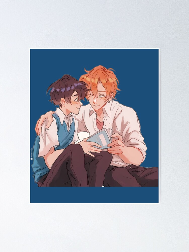 Sasaki And Miyano Anime Poster For Sale By Hermasyahteeoff Redbubble