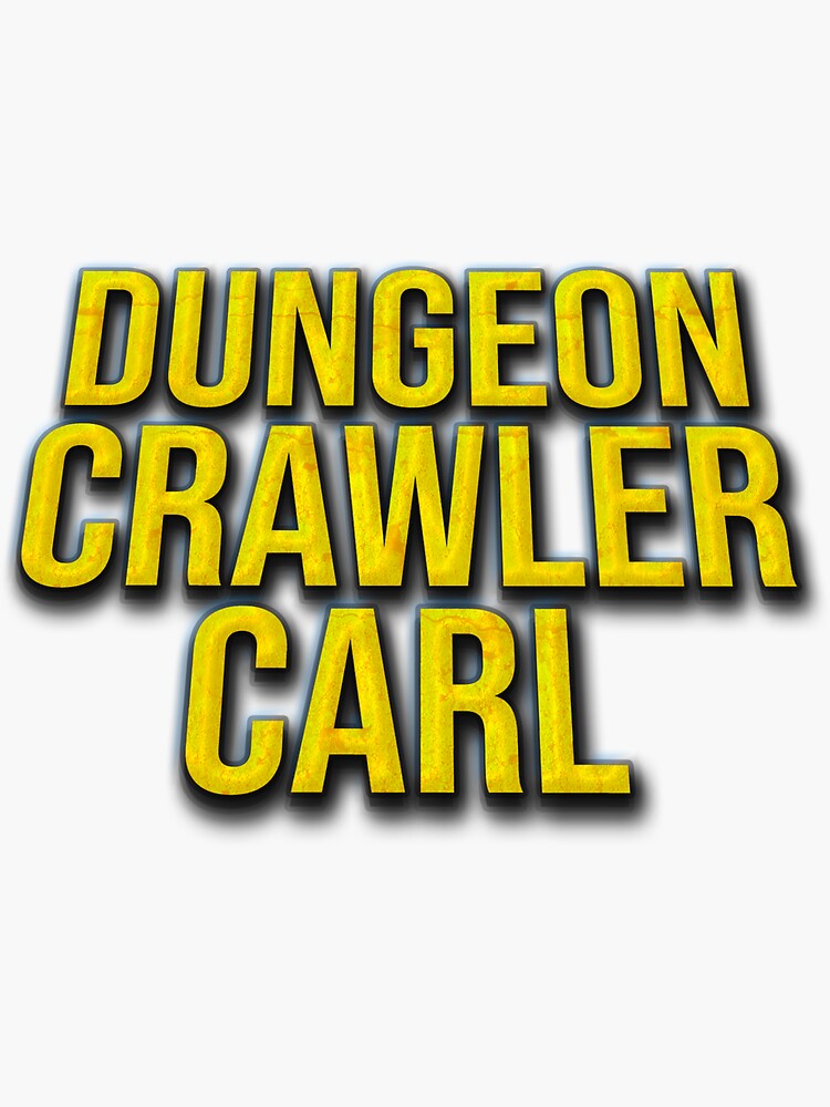 "Dungeon Crawler Carl by Matt Dinniman Logo Merch" Sticker for Sale by ...
