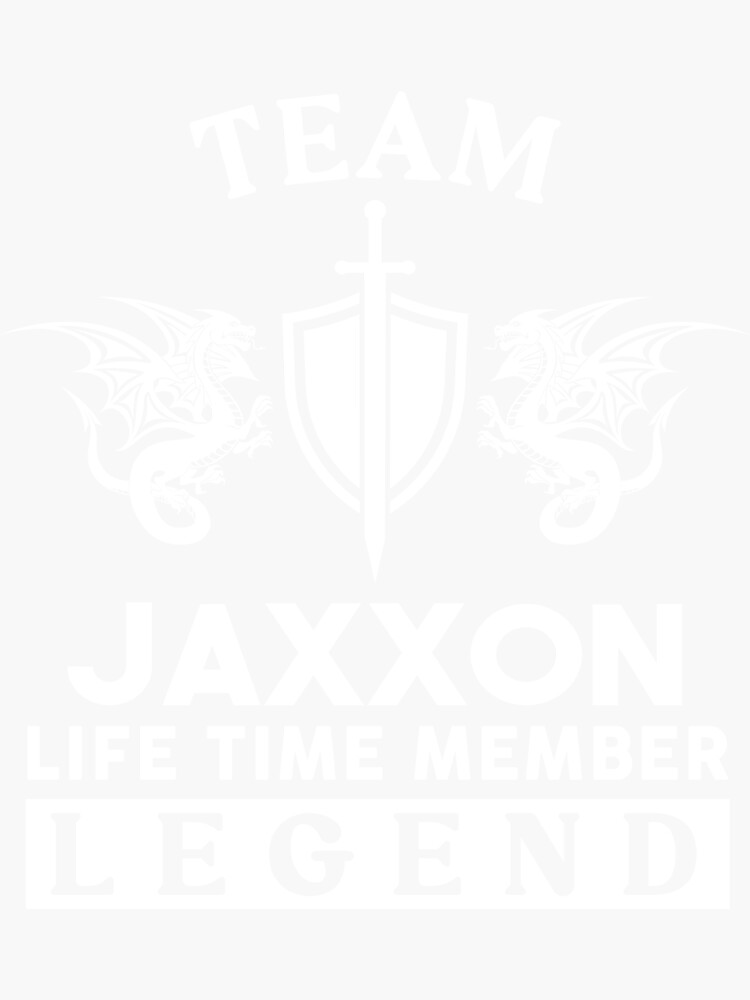 Pegatina «Camiseta con el nombre de Jaxxon - Camiseta con el artículo ...