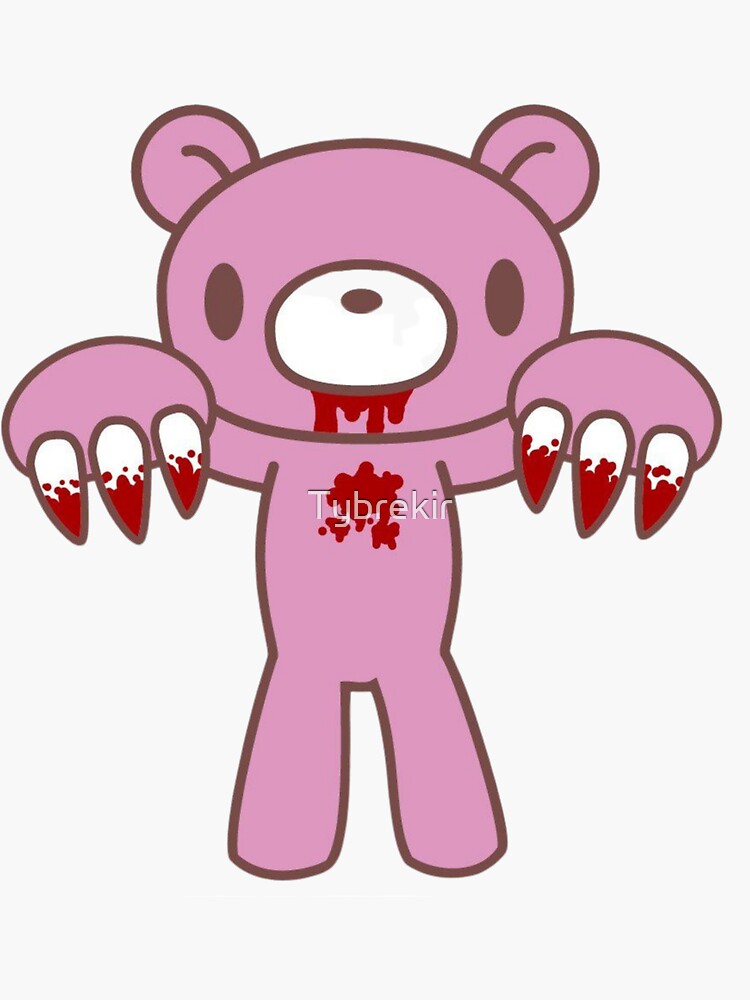 " Gloomy bear " Sticker by Tybrekir | Redbubble