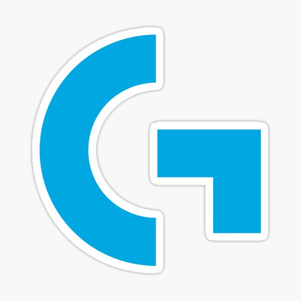 "Logitech G logo" Sticker for Sale by Bublifuk6410 | Redbubble
