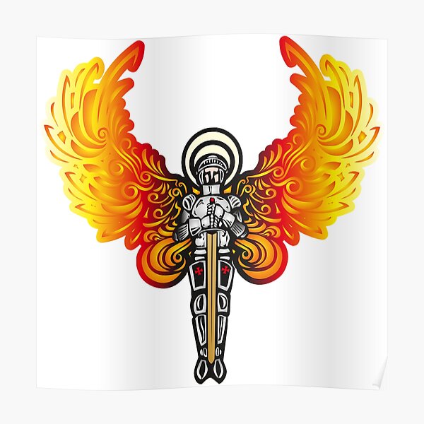 "Michael the Archangel " Poster for Sale by JustTeeShirt | Redbubble