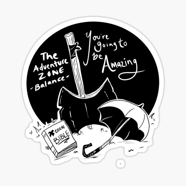 "The adventure zone balance " Sticker for Sale by Quee09 | Redbubble