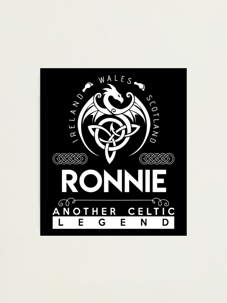 Lámina fotográfica «Camiseta con el nombre de Ronnie - Camiseta con el ...