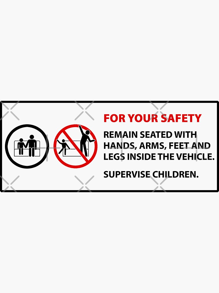 "For Your Safety - No Dancing Warning " Sticker for Sale by ...
