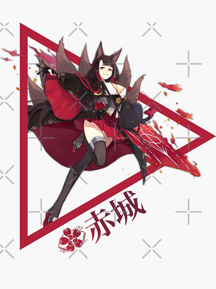 "Akagi Azur Lane" Sticker for Sale by Kaisho84 | Redbubble