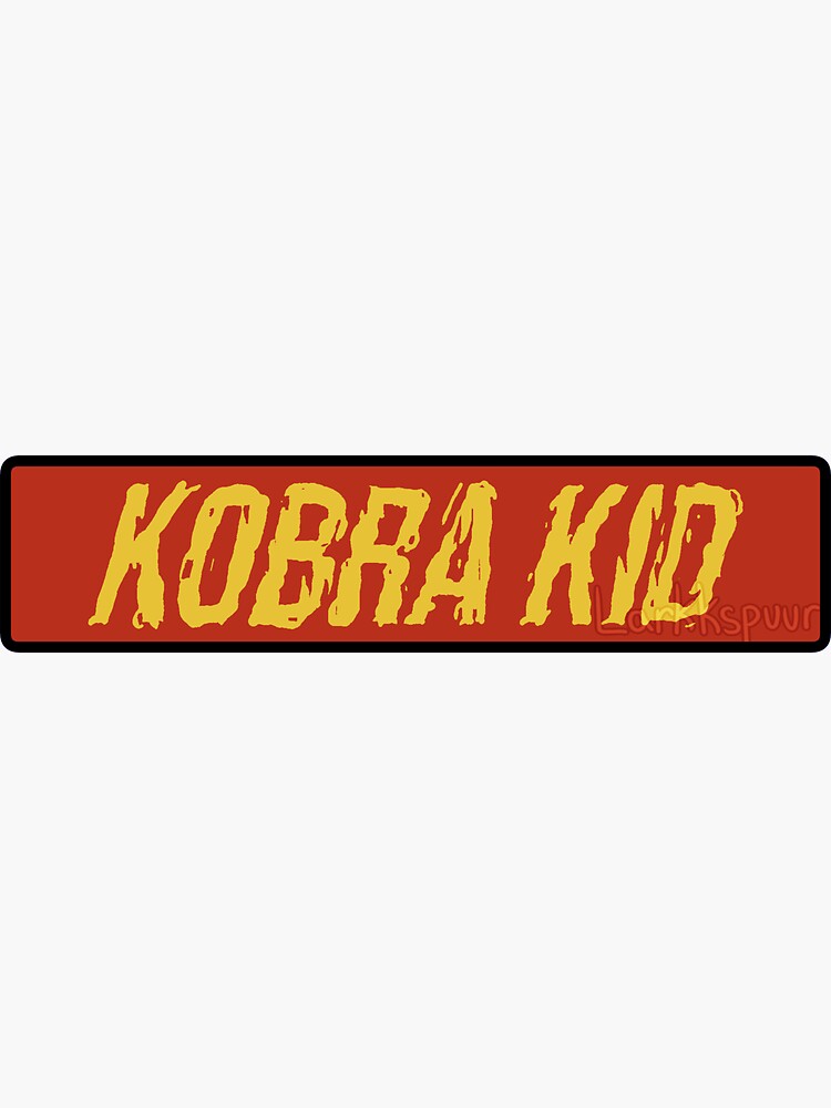 "Kobra Kid" Sticker by Larkkspuur | Redbubble