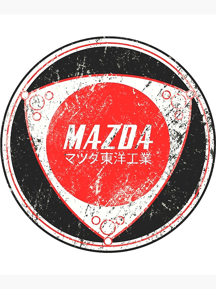 "Mazda Rotary Vintage Logo" Poster for Sale by Allenies12 | Redbubble