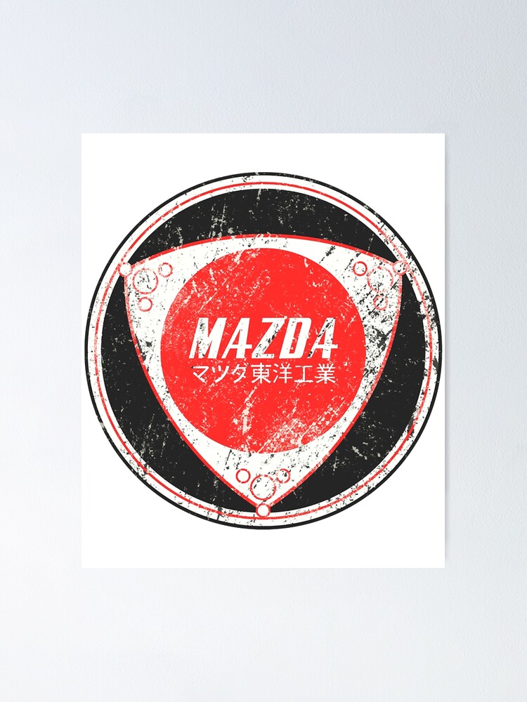 "Mazda Rotary Vintage Logo" Poster for Sale by Allenies12 | Redbubble