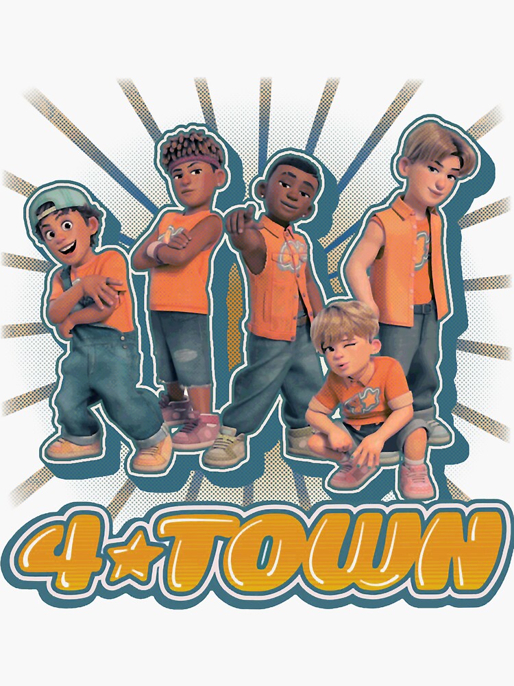 "4TOWN Turning Red Merch Essential T" Sticker by orkinbohaab9ji | Redbubble