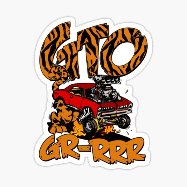 "GTO GR-RRR" Sticker for Sale by kieninglatr | Redbubble